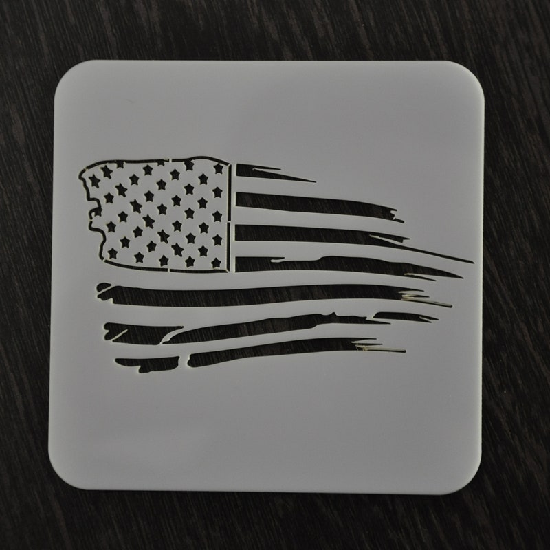 Usa Flag Stencil - Etsy