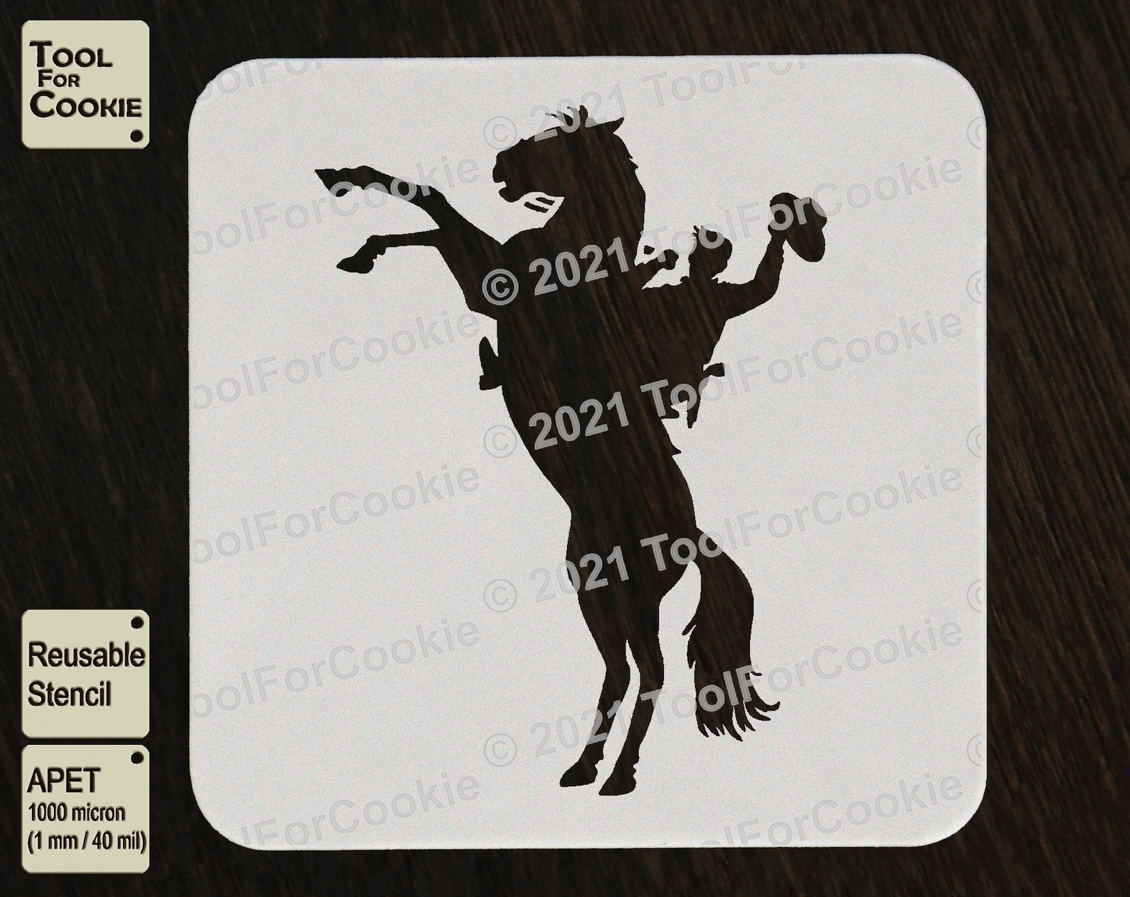 Cowboy Stencil - Etsy