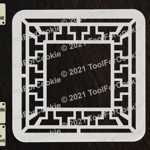 Greek Key Stencil - Etsy