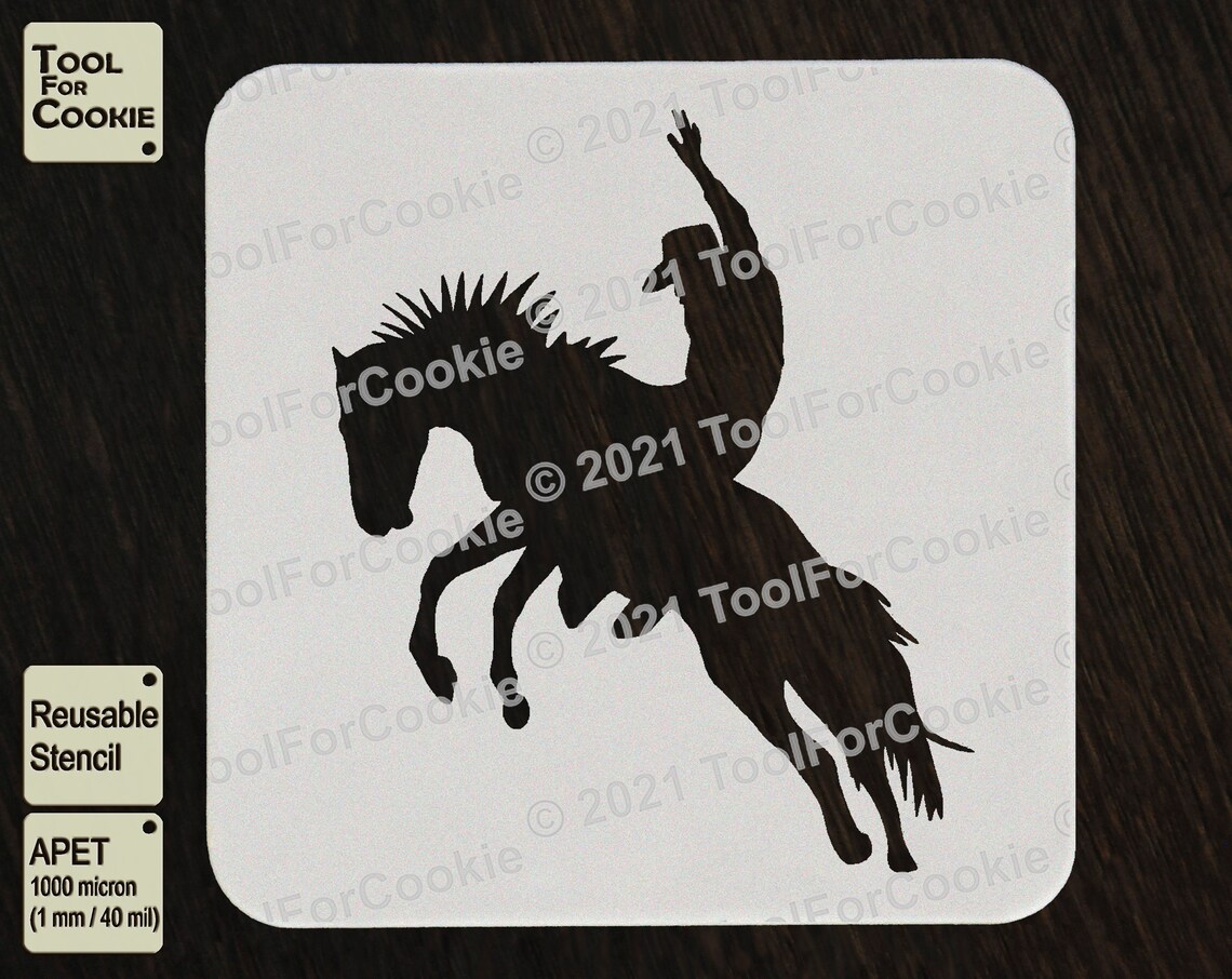 Rodeo Stencil - Etsy