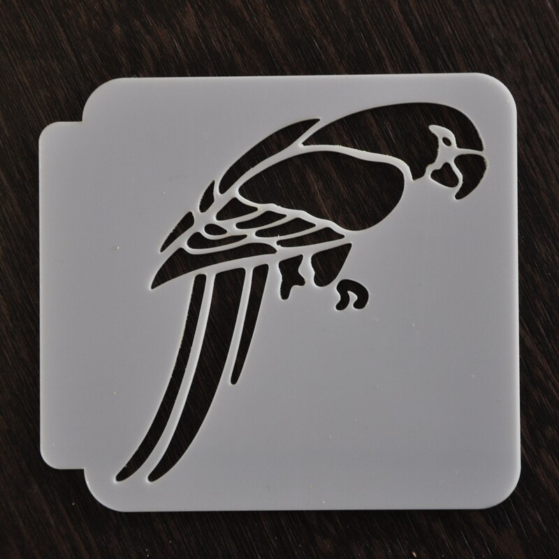 Parrot Stencil - Etsy
