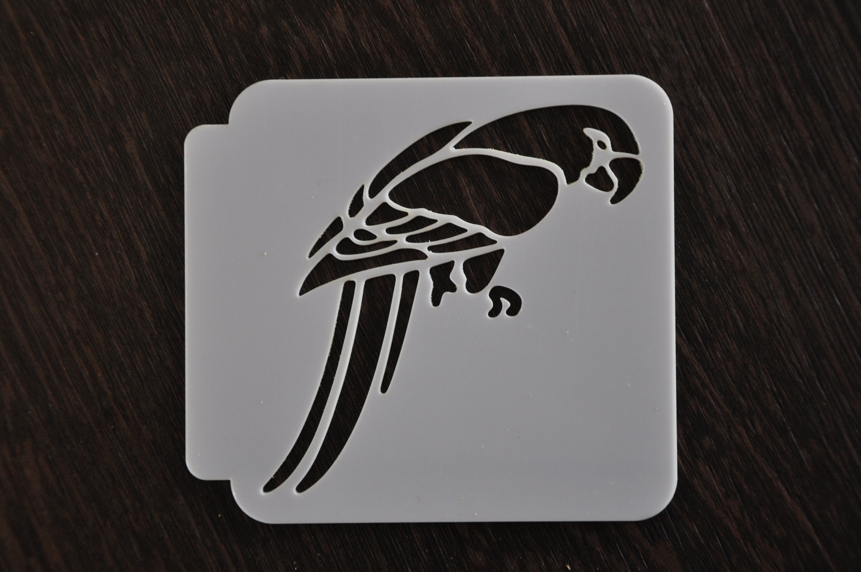 Parrot Stencil Custom Stencil Any Font Any Design Any | Etsy