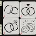 Wedding Ring Stencil - Etsy