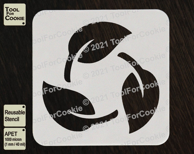 Recycle Symbol Stencil - Etsy
