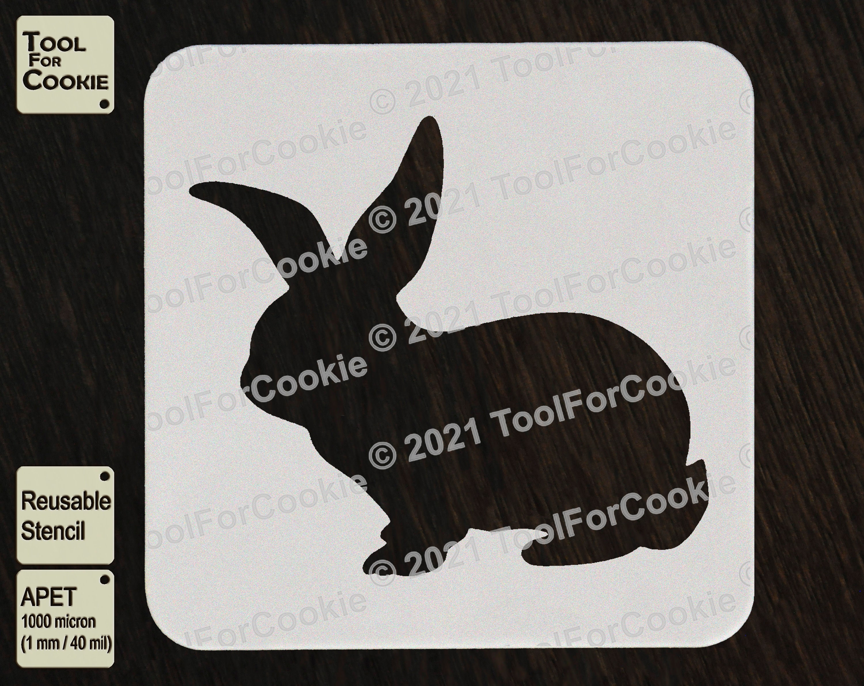 Bunny Stencil Rabbit Stencil - Etsy