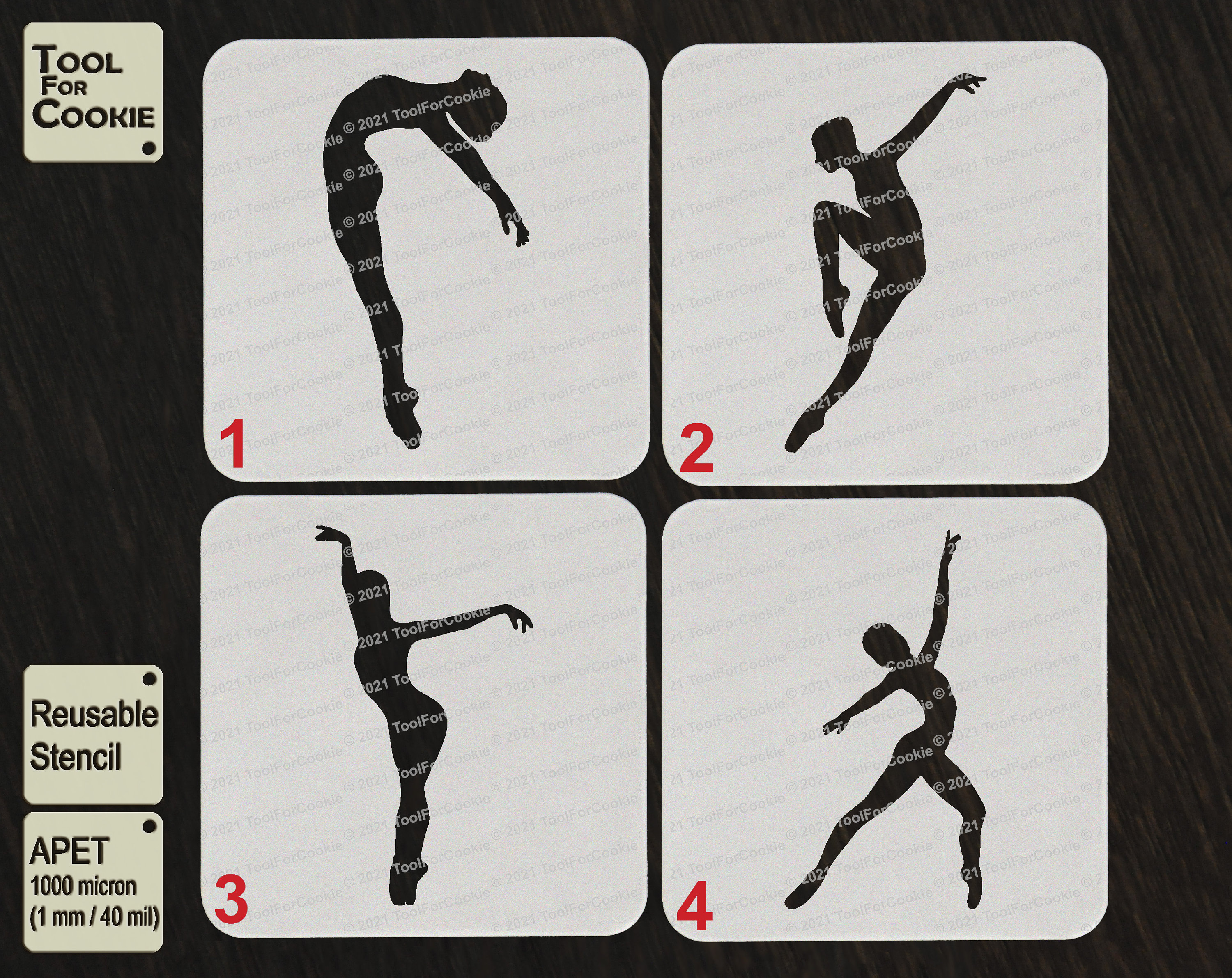 Ballerina Stencil Ballet Stencil Custom Stencil Any Font - Etsy