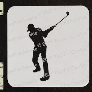 Golfer Stencil, Golf Stencil - Etsy