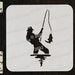 Fisherman Stencil - Etsy