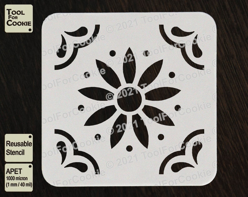 Mexican Folk Art Style Stencils Pattern Stencil Custom - Etsy