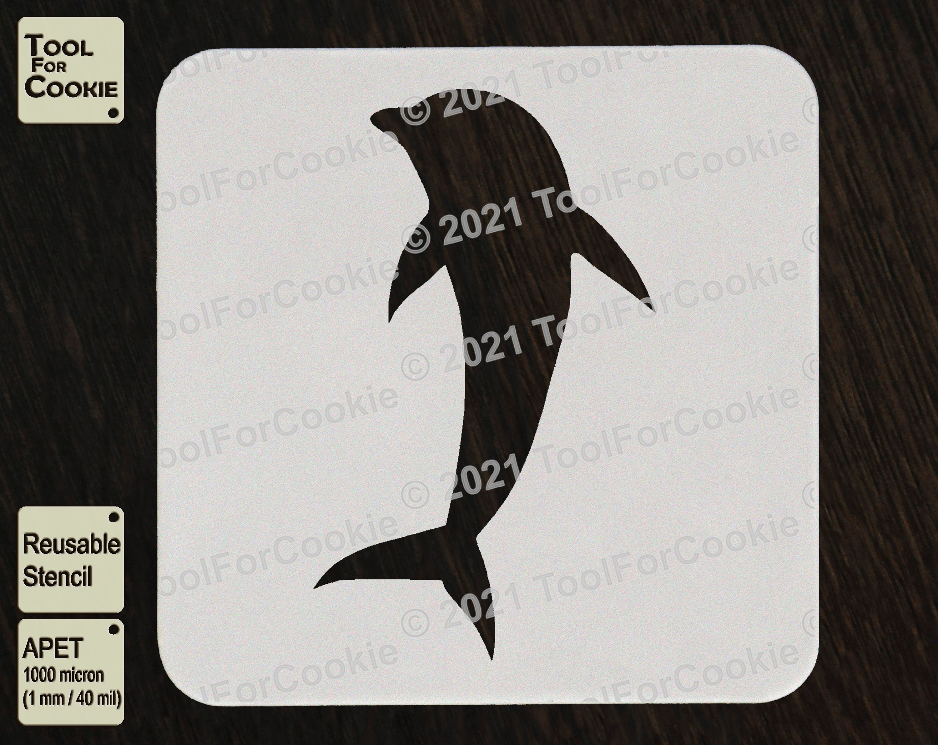 Dolphin Stencil - Etsy
