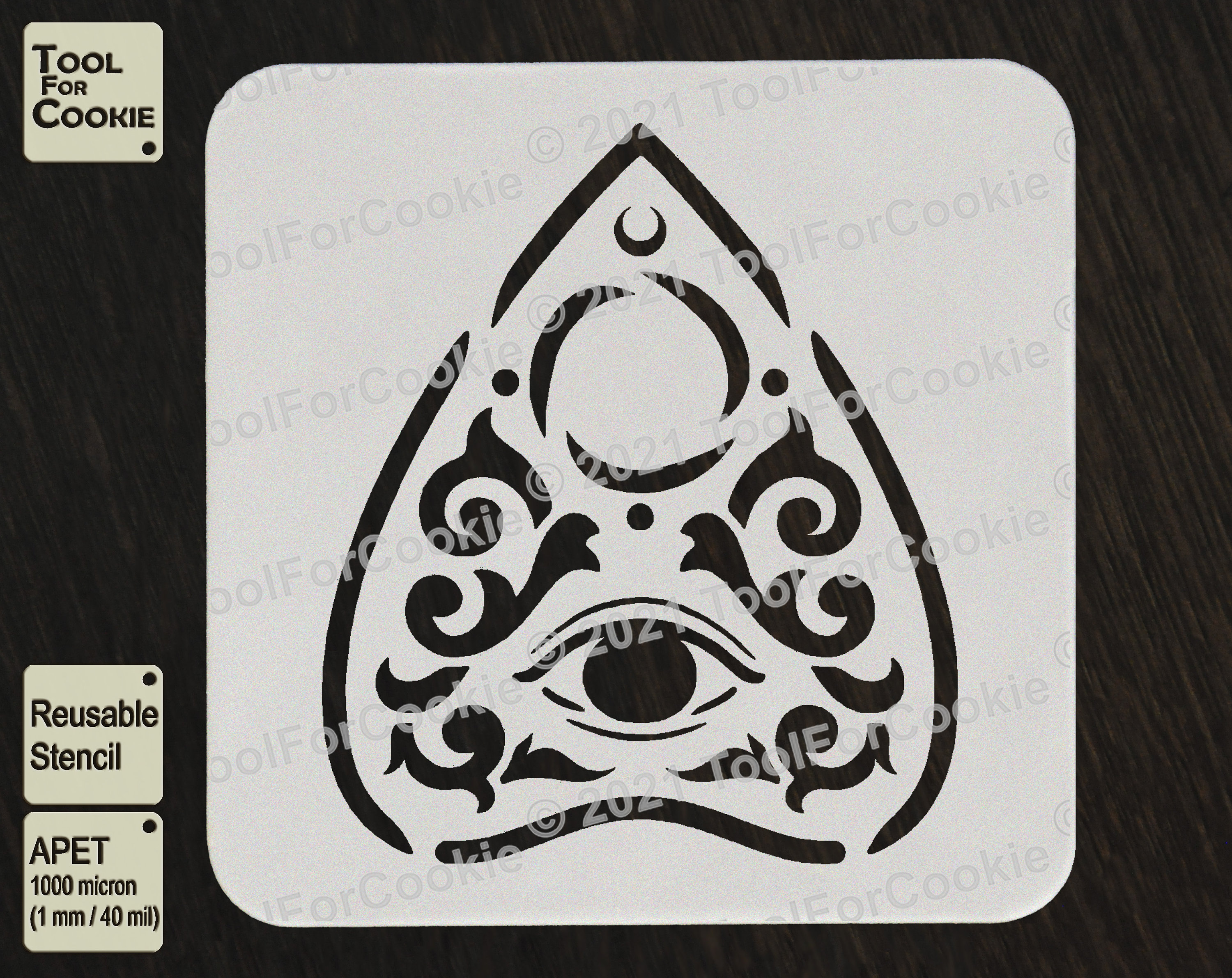 Ouija Planchette Stencil | Etsy