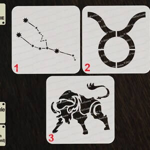 Taurus Zodiac Stencil, Astrology Signs, Zodiac Sign Bundle, Astrology ...