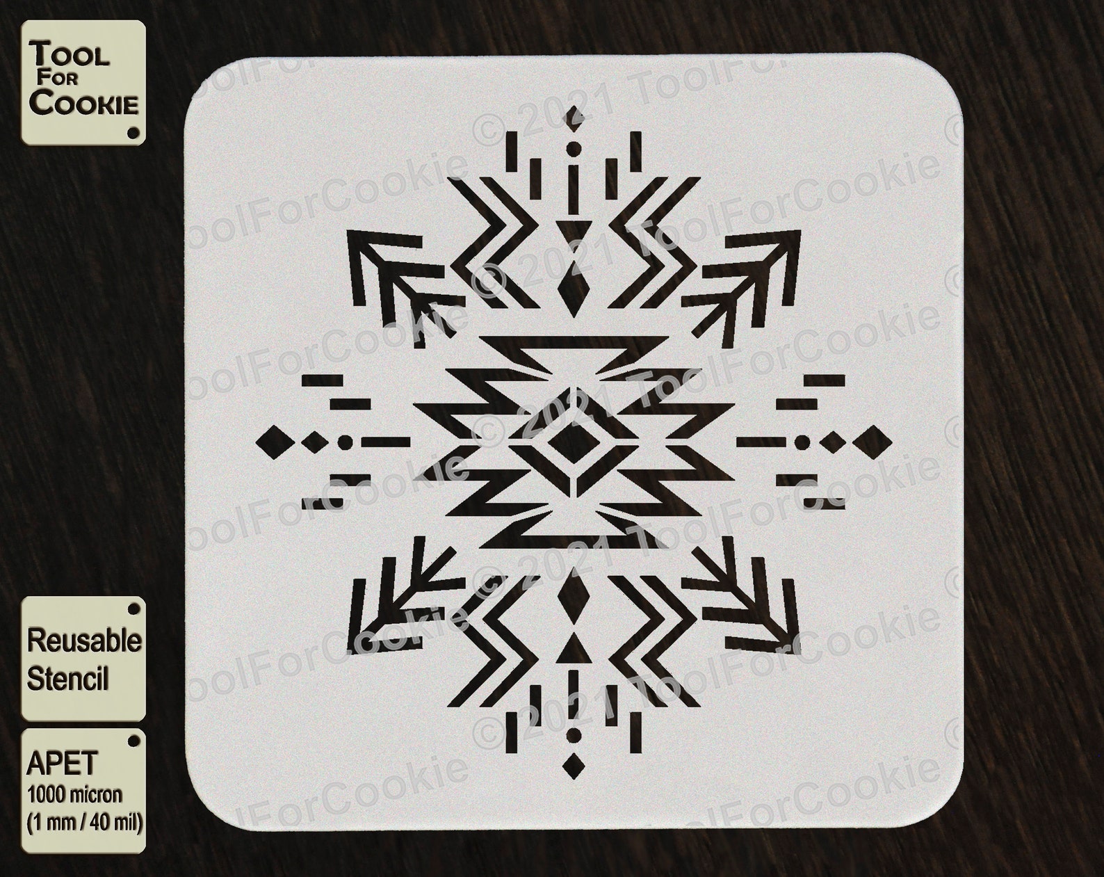 Tribal Aztec Art Stencil - Etsy