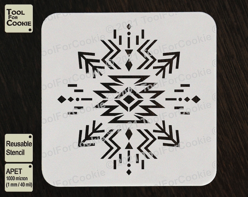 Tribal Aztec Art Stencil - Etsy