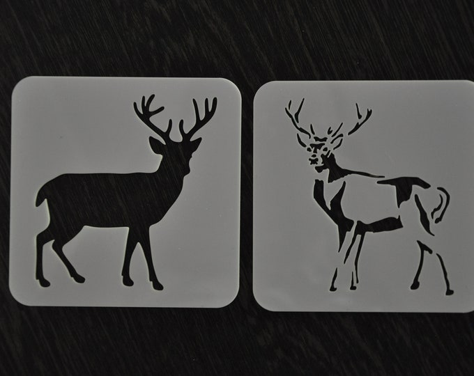 Deer Stencil From the Stencil Studio. Reusable Home Decor & DIY ...