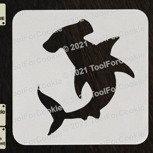 Hummerhead Shark Stencil - Etsy