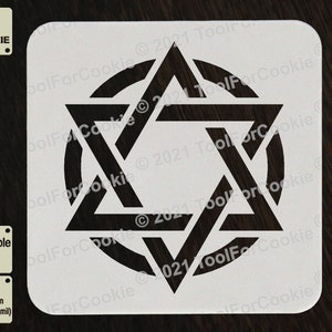 Star of David Stencil - Etsy