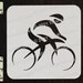 Cyclist Stencil, Bike Stencil - Etsy