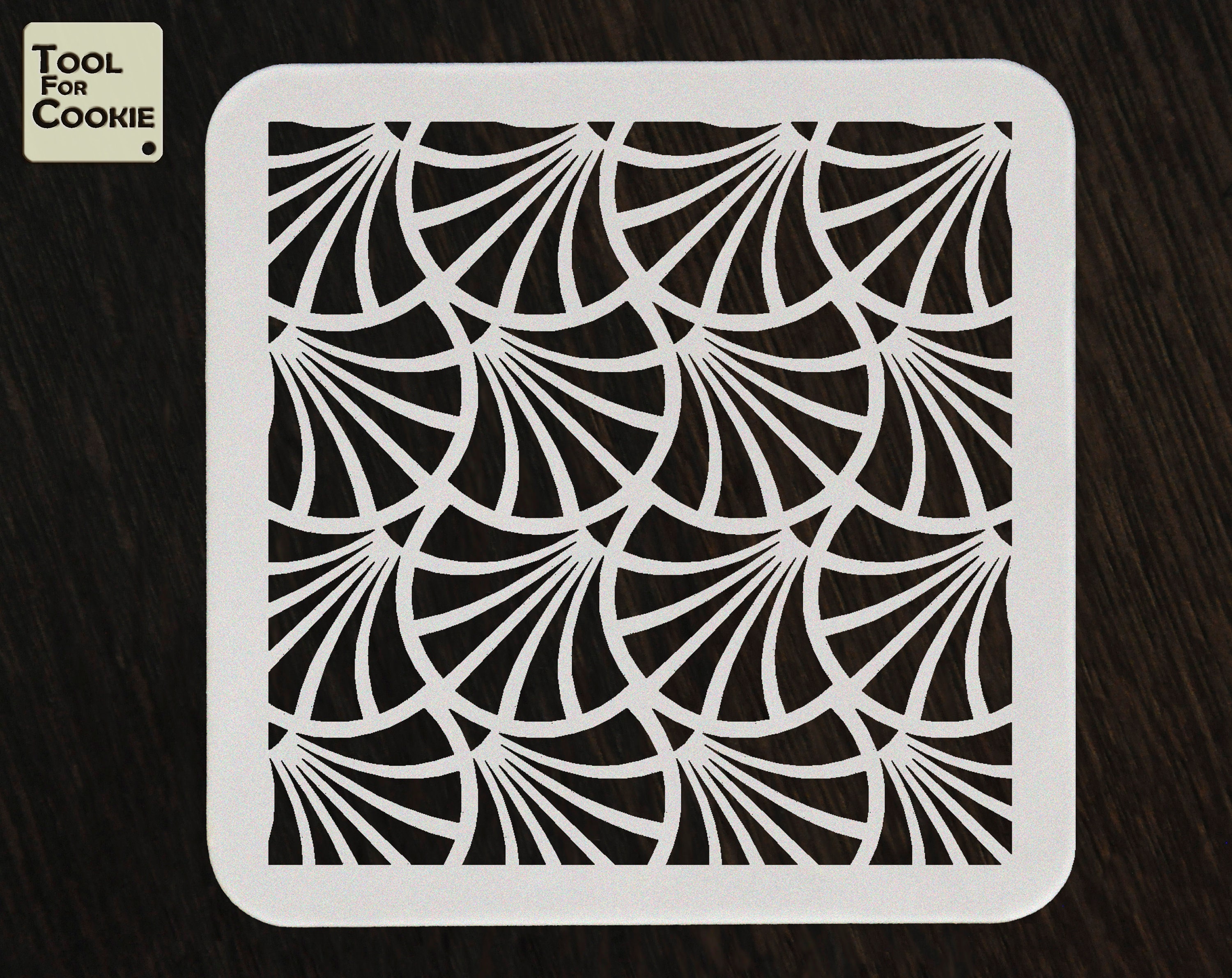 Decorative pattern reusable stencil | Etsy