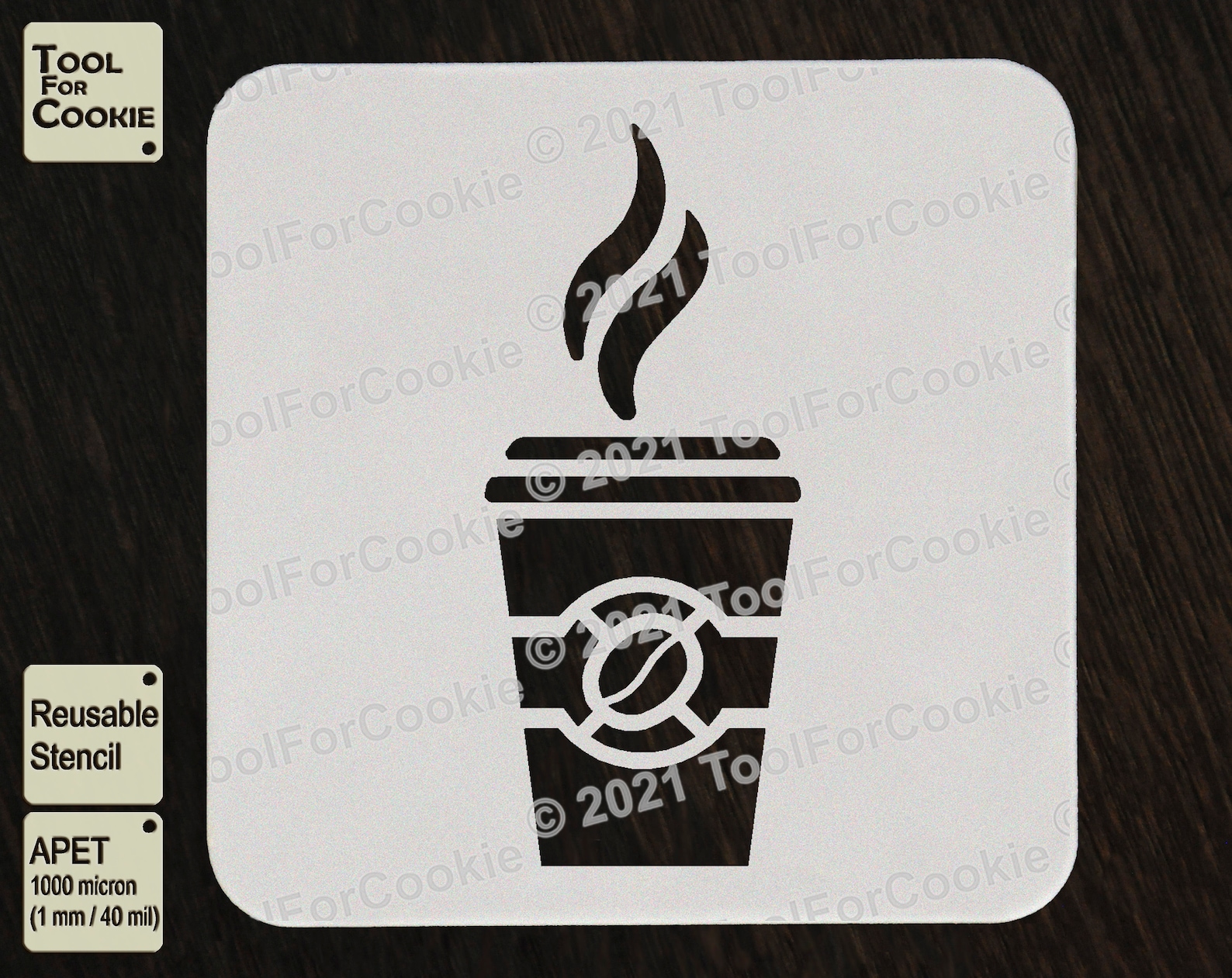 Coffee Cup Stencil Cup of Coffee Stencil Cup of Tea Stencil - Etsy Canada