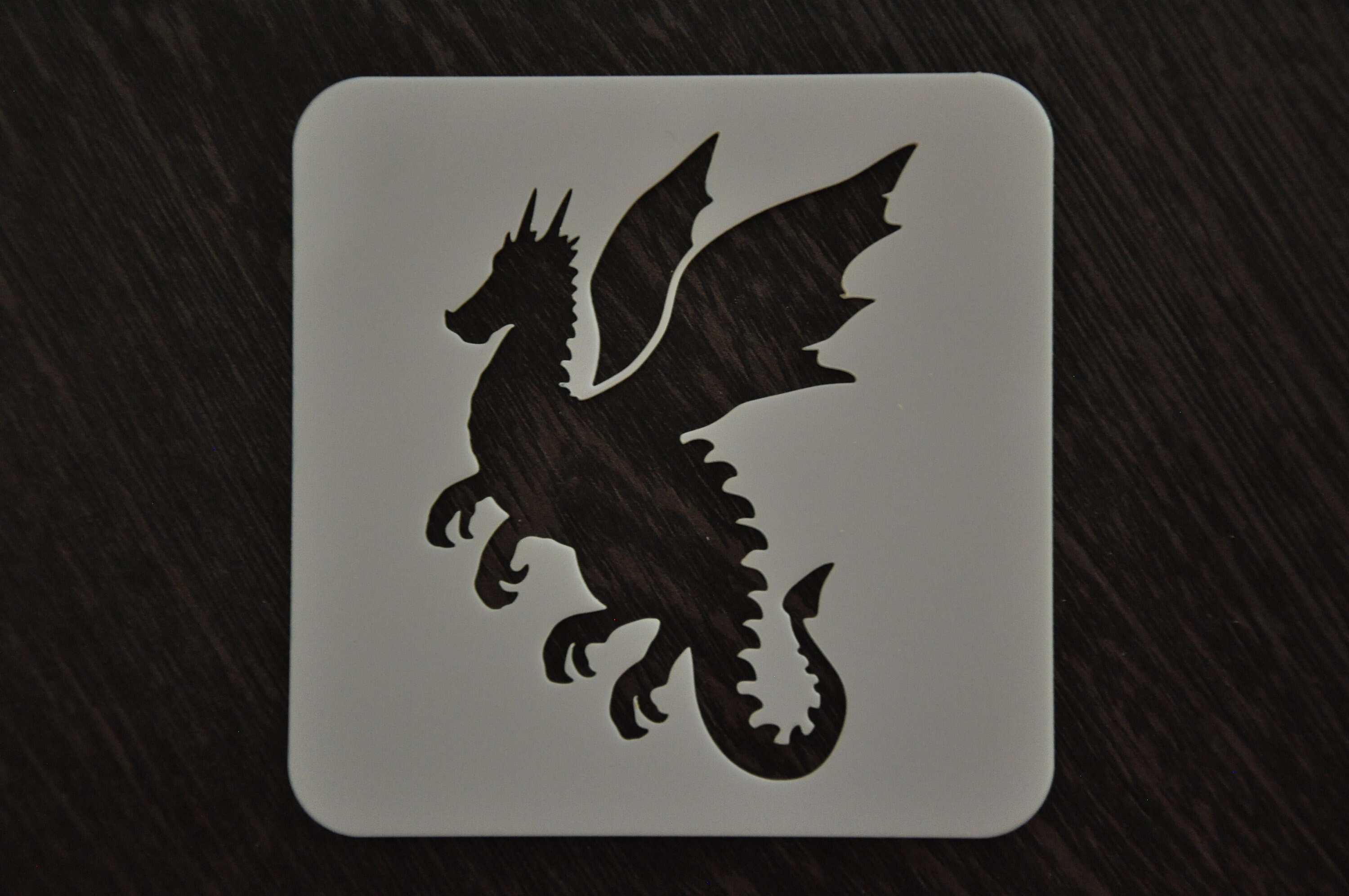 Dragon Stencil Custom Stencil Any Font Any Design Any | Etsy