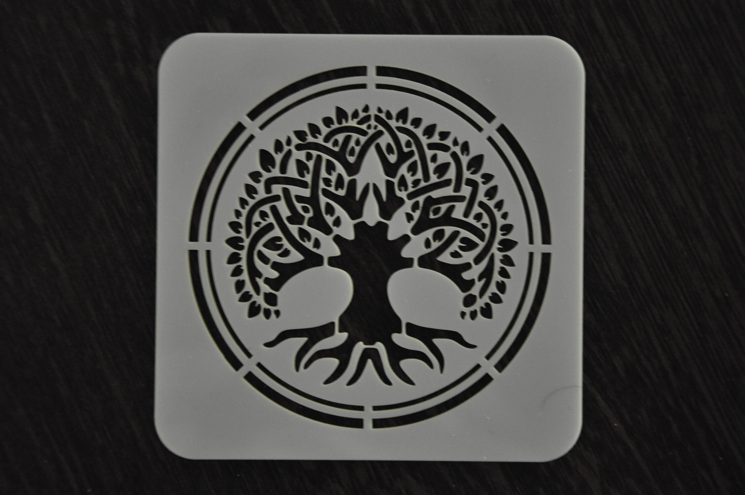 Celtic Tree of Life Stencil Custom Stencil Any Font Any | Etsy UK