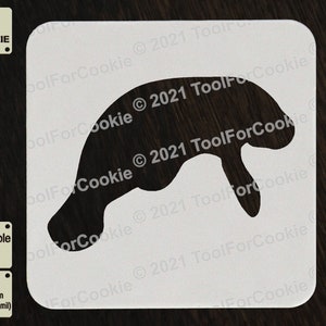 Manatee Stencil - Etsy