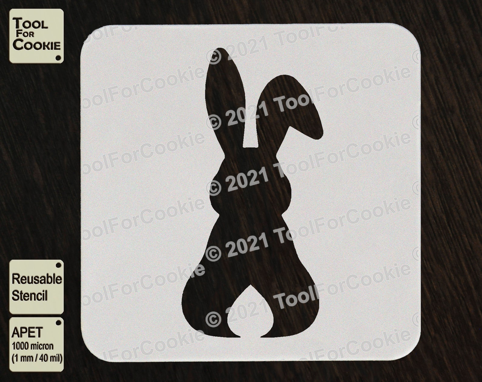 Bunny Stencil Rabbit Stencil | Etsy