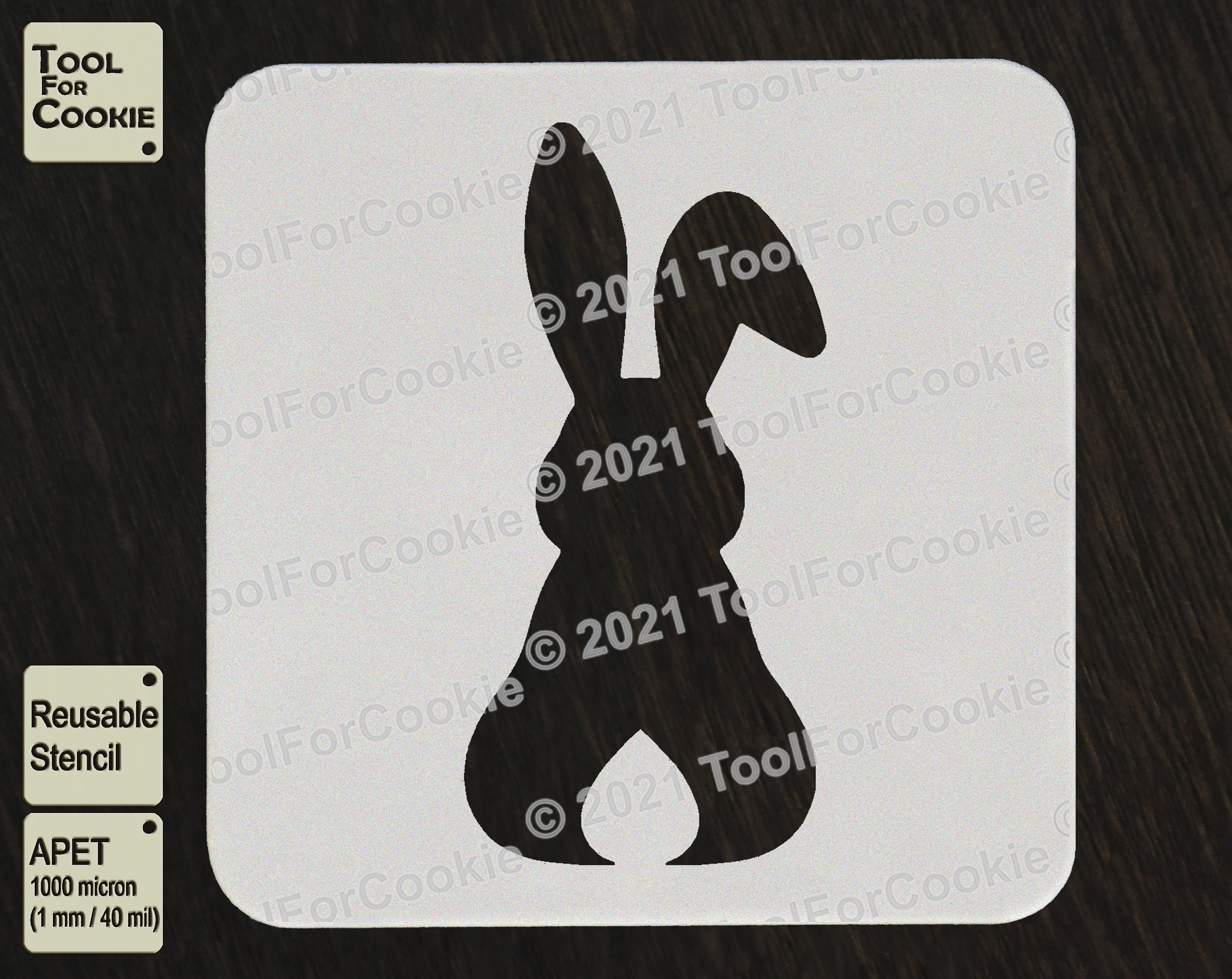 Bunny Stencil Rabbit Stencil - Etsy