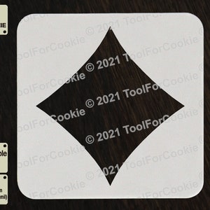 Playing Card Suit Stencil - Etsy
