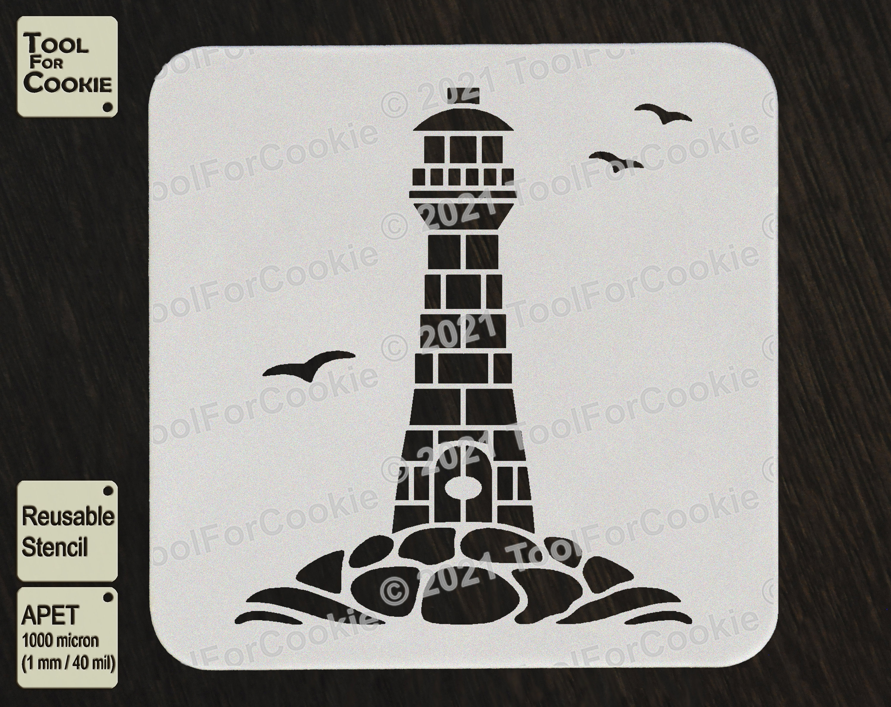 Lighthouse Stencil Stencil for Painting Walls Floors - Etsy