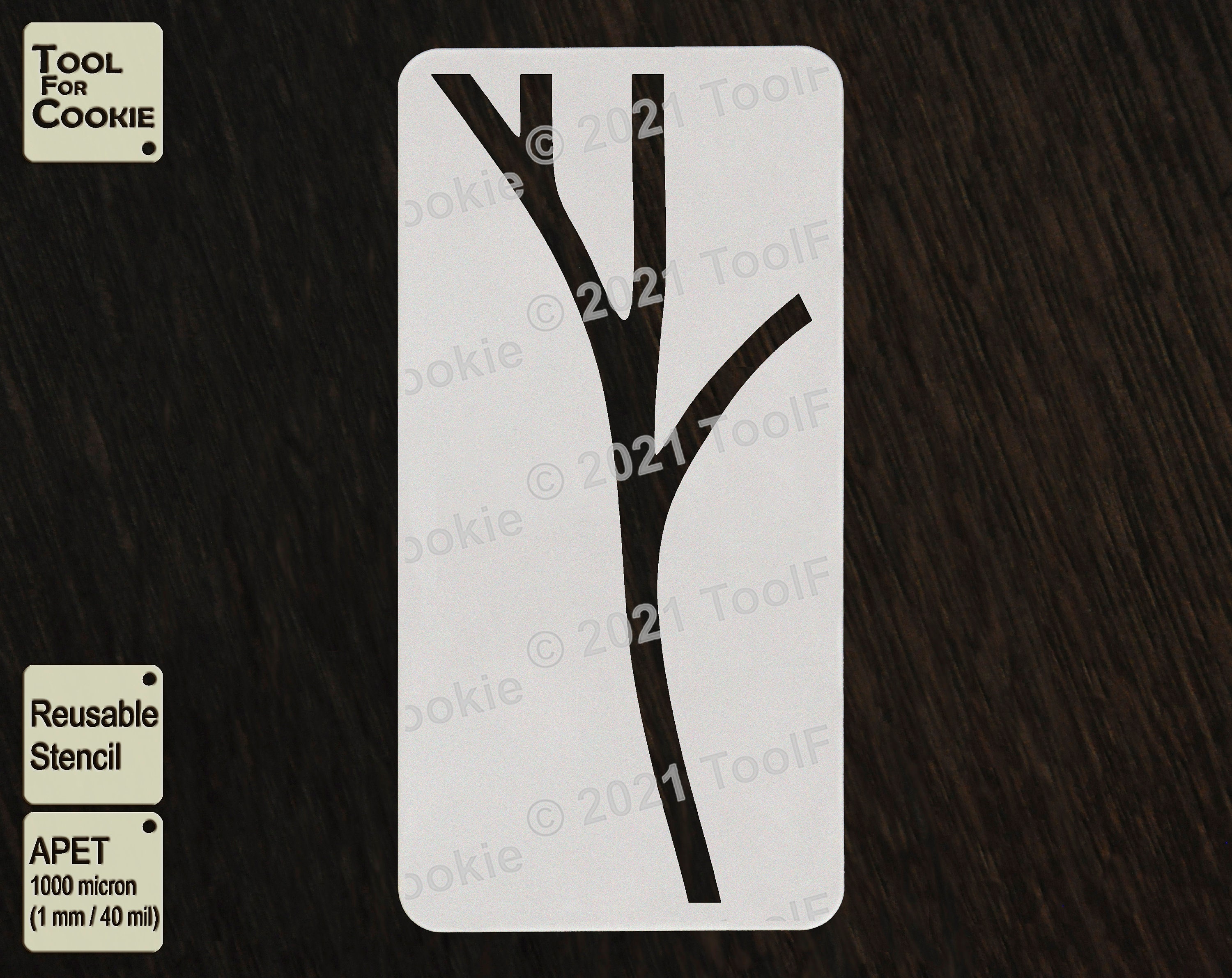 Stem Branch Stencil Plants Stencil Custom Stencil Any Font | Etsy India