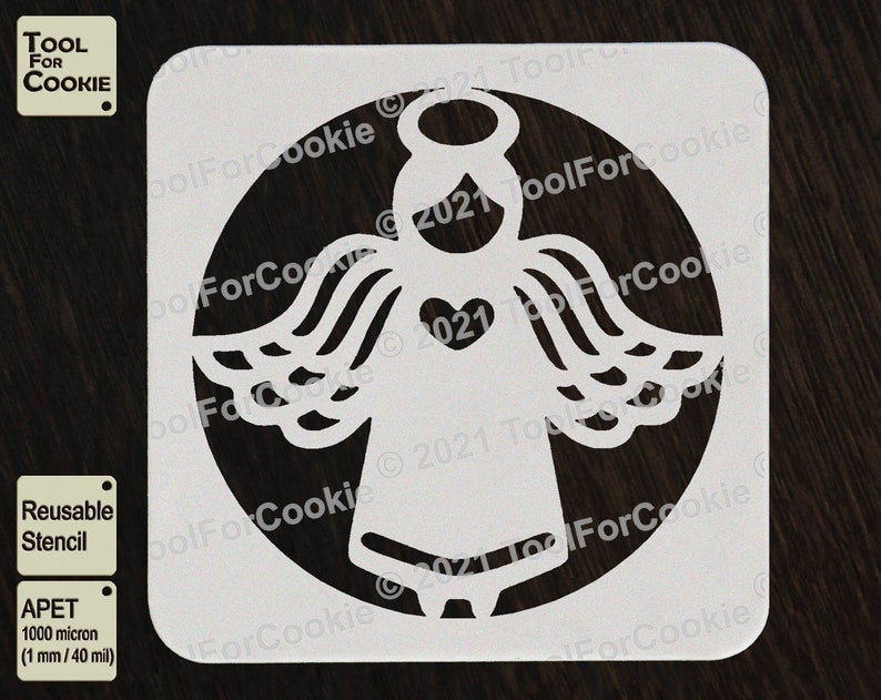 Angel Stencil - Etsy