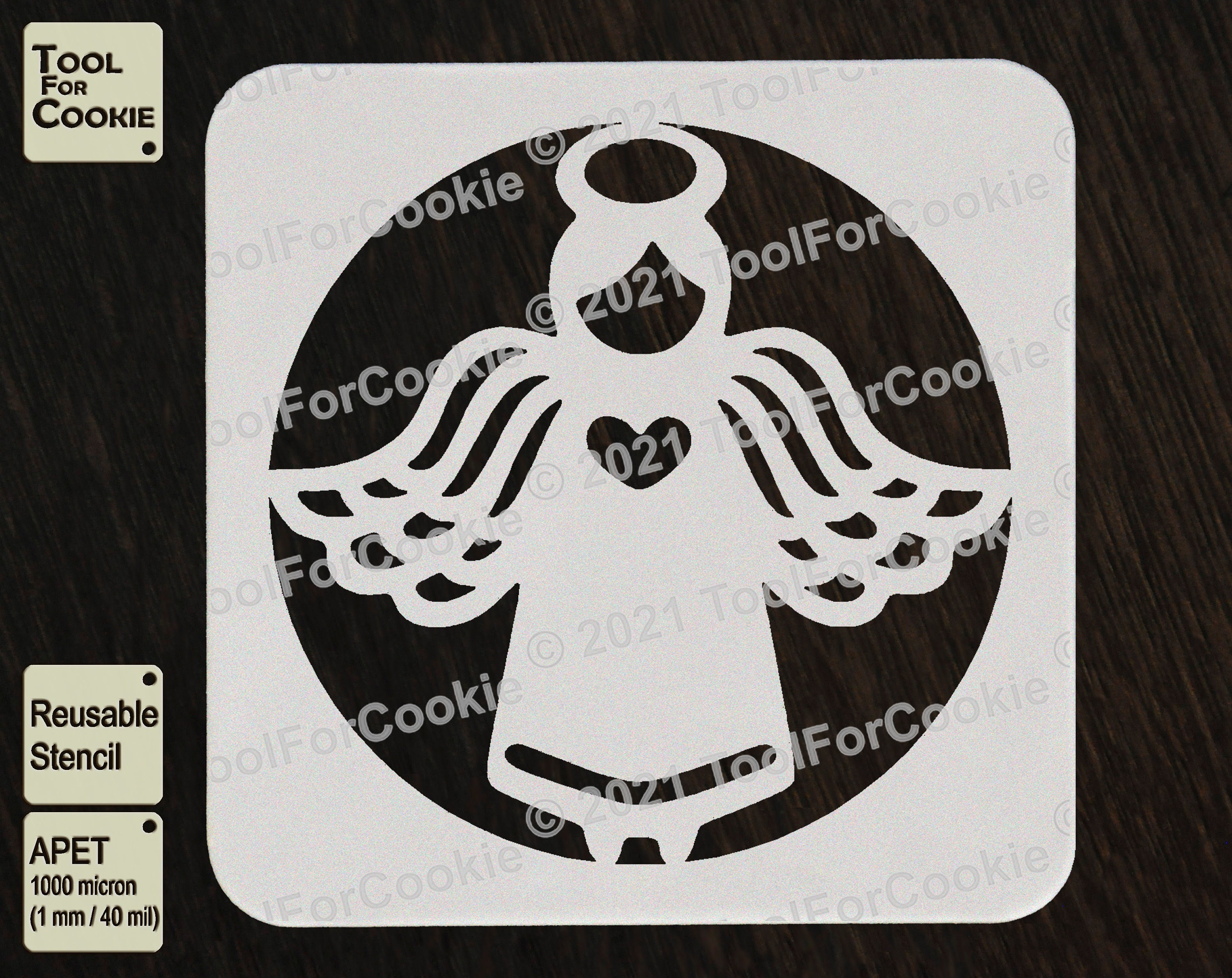 Angel Stencil - Etsy