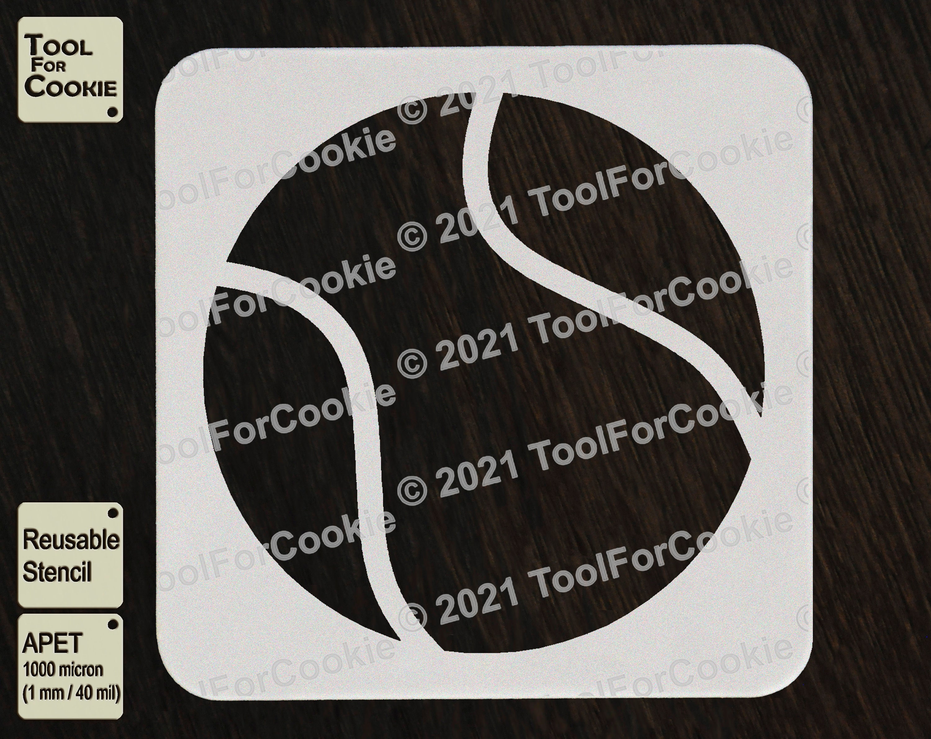 Tennis Racket Stencil, Tennis Ball Stencil - Etsy Canada