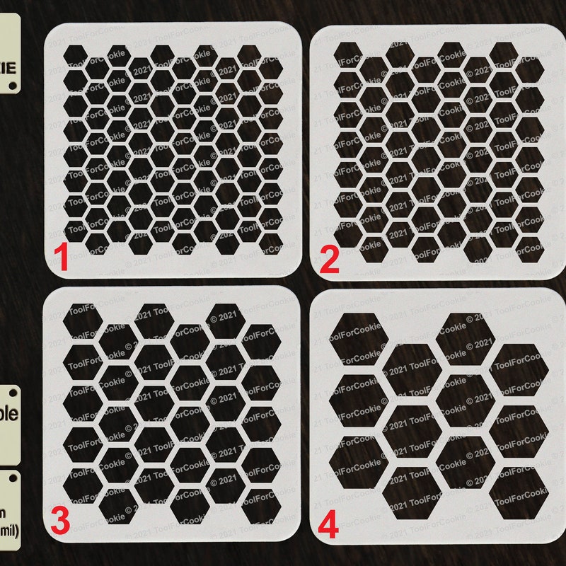 Honeycomb Stencil - Etsy UK