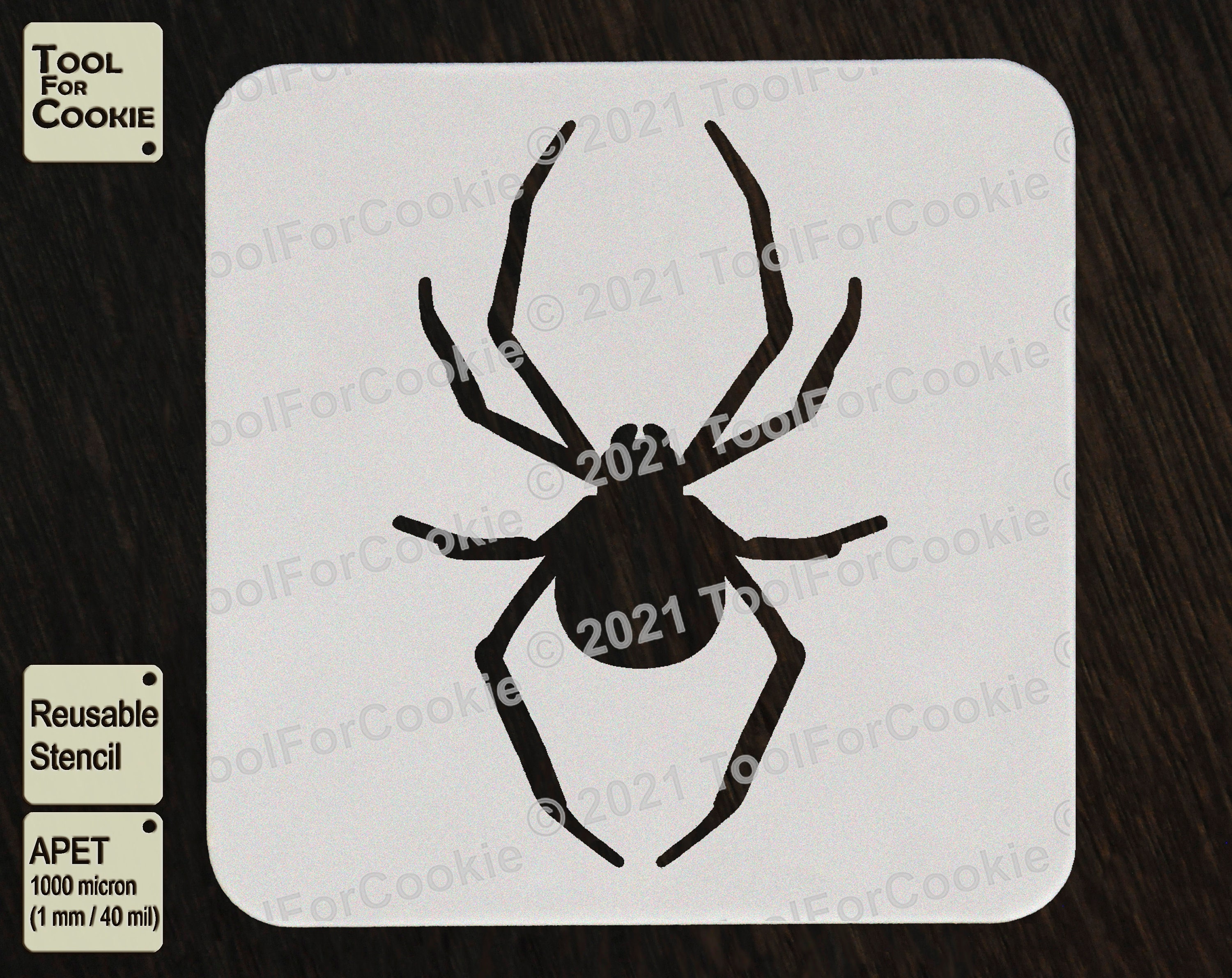 Spider Stencil Custom Stencil Any Font Any Design Any - Etsy