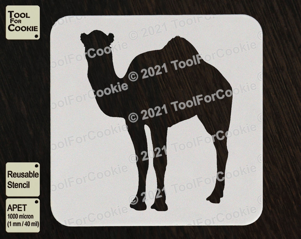 Desert Camel Stencil - Etsy
