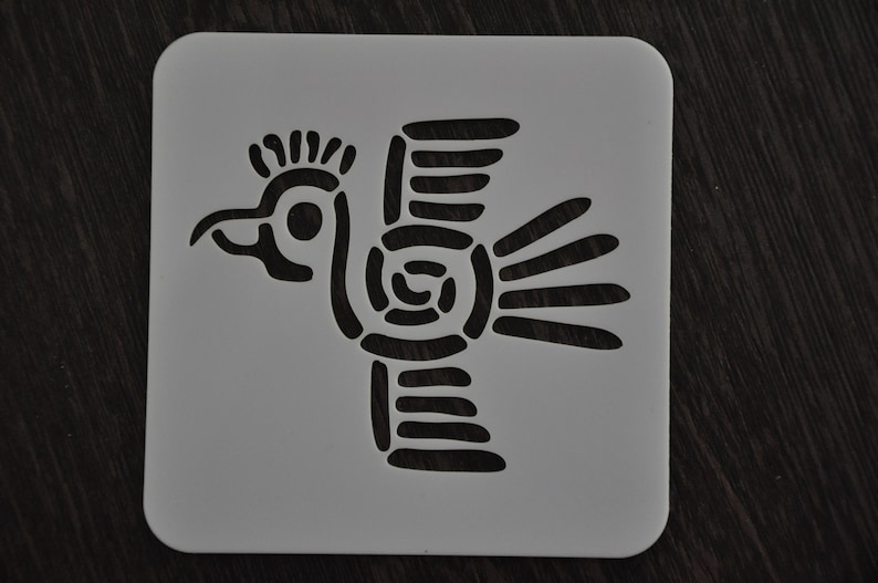 Mayan Stencil, Aztec Symbols Stencil, Custom Stencil, Any Font, Any ...
