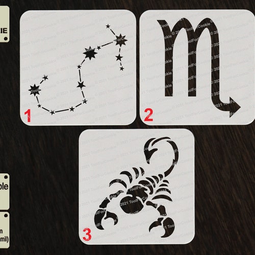 Aries Zodiac Stencil Astrology Signs Zodiac Sign Bundle - Etsy