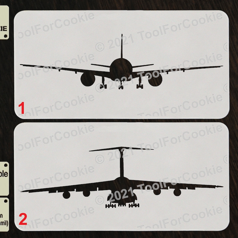 Airplane Stencil - Etsy