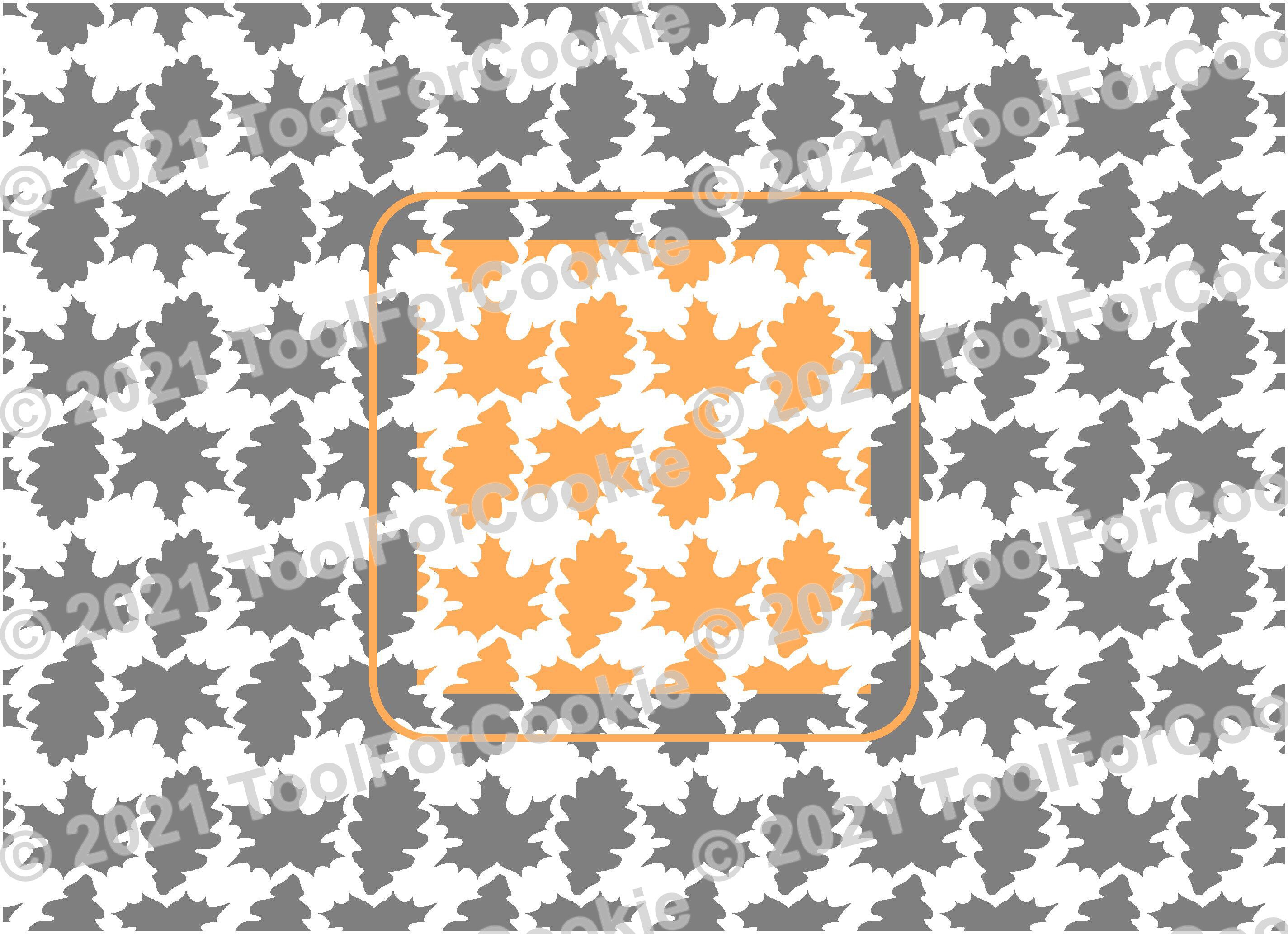 Decorative Leaves Pattern Stencil - Etsy