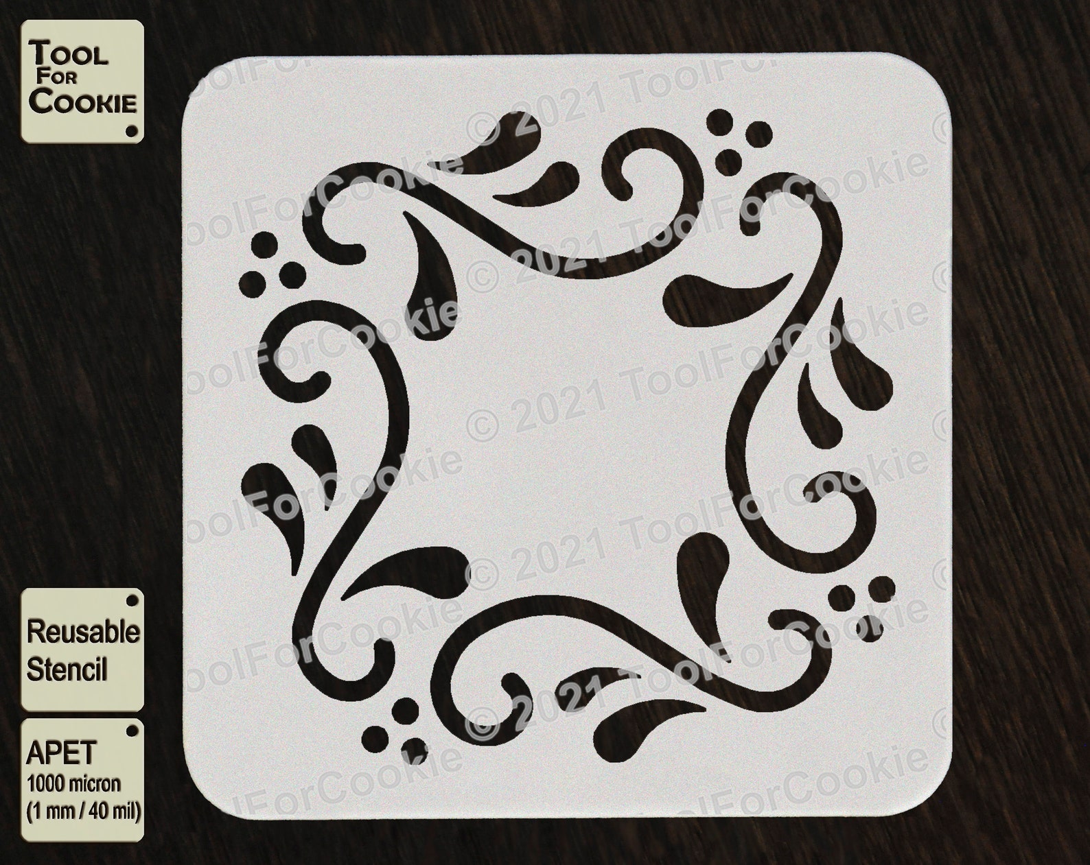 Mexican Folk Art Style Stencils Pattern Stencil Custom | Etsy