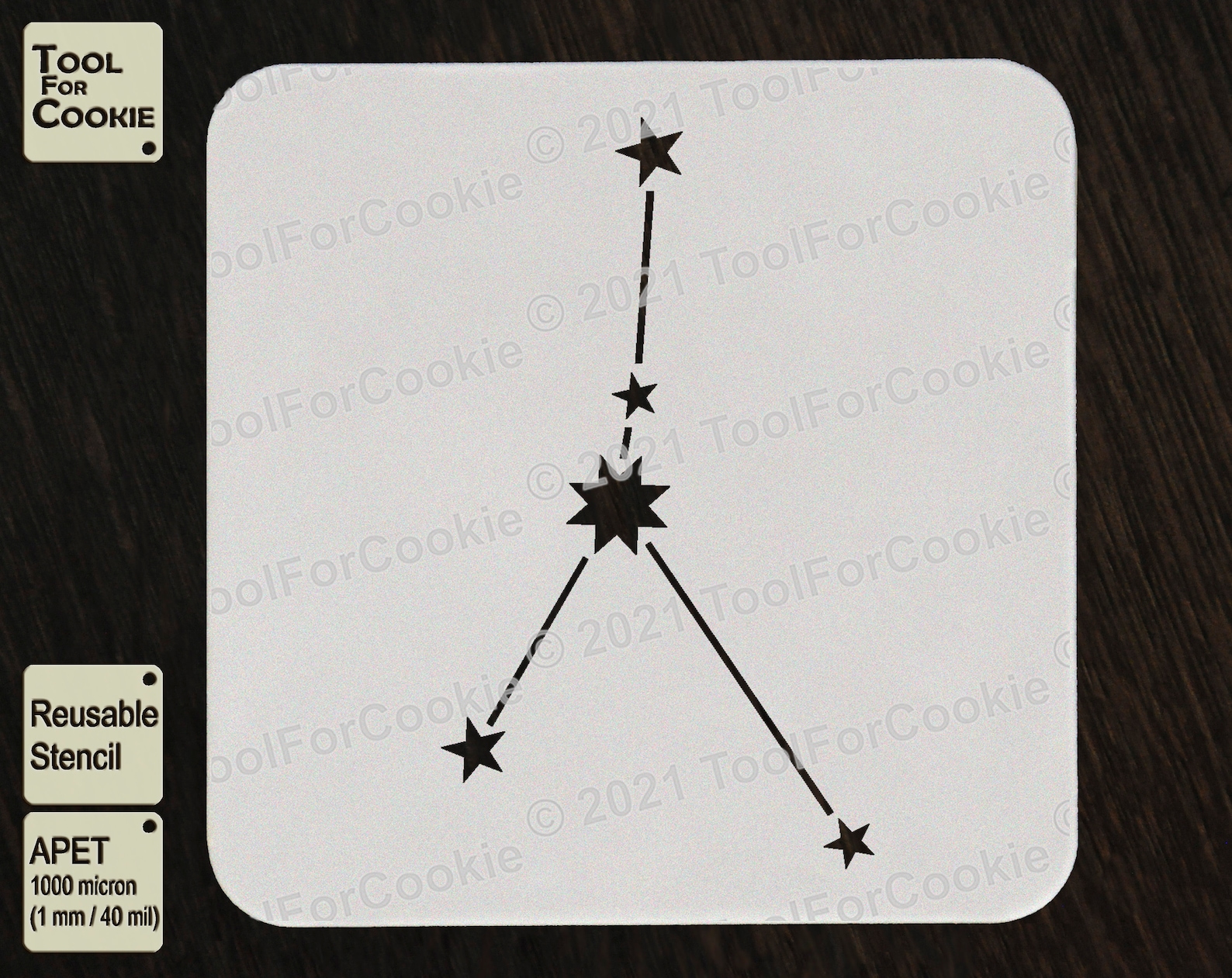 Cancer Zodiac Stencil, Astrology Signs, Zodiac Sign Bundle, Astrology ...