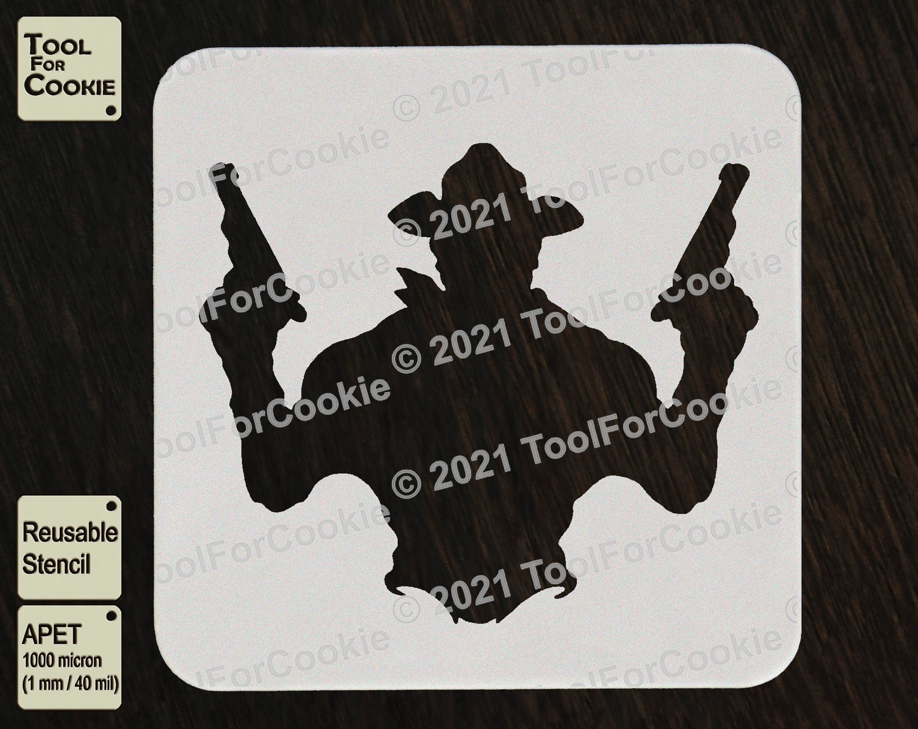 Cowboy Stencil - Etsy