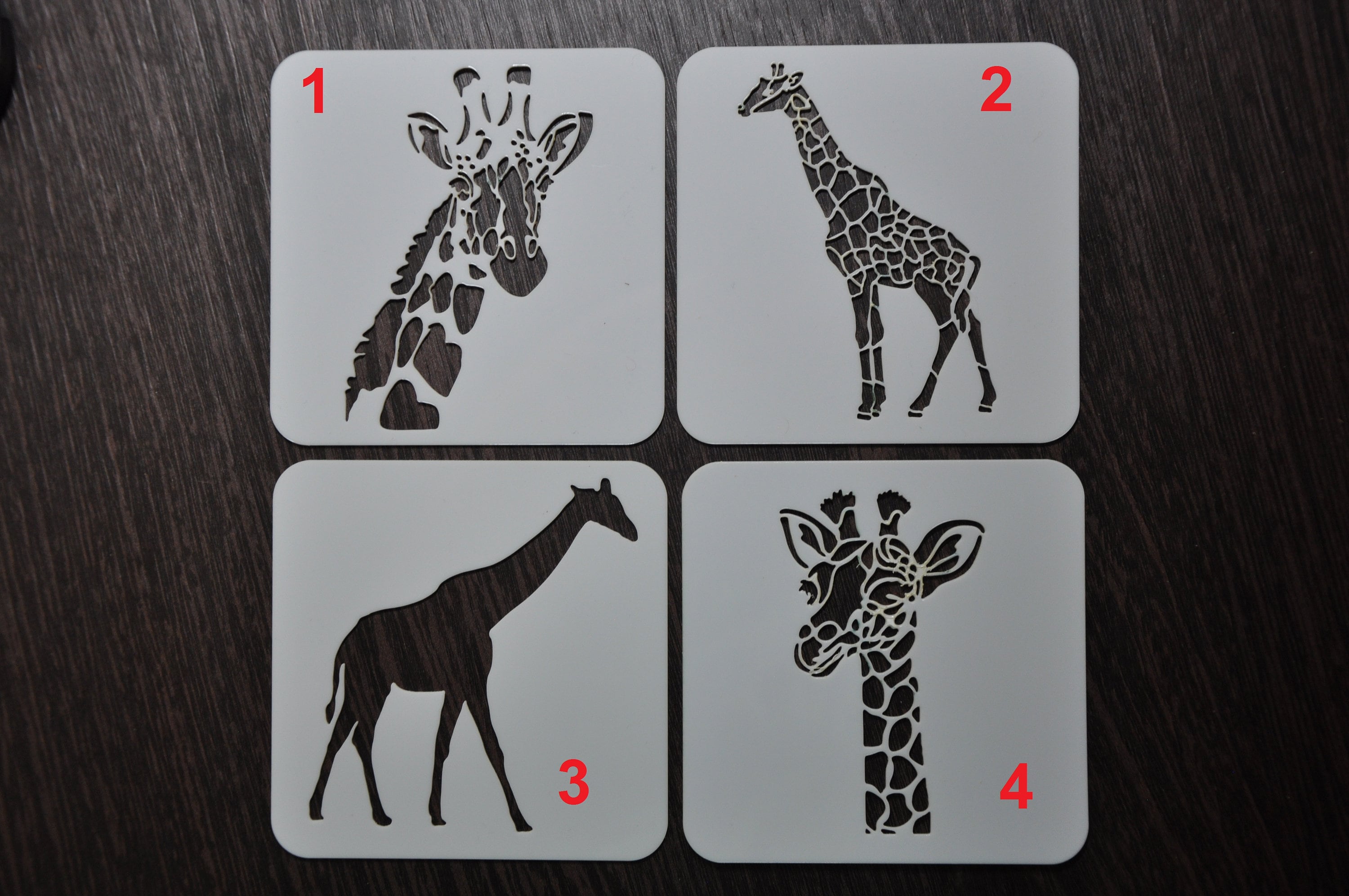 Giraffe Stencil Custom Stencil Any Font Any Design - Etsy