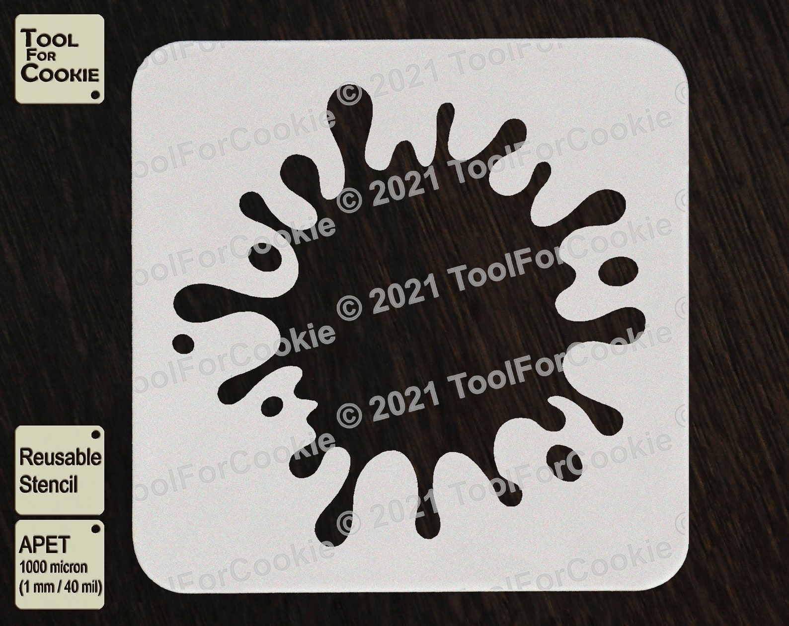 Paint Splatter Stencil - Etsy