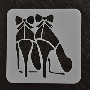 High Heels Stencil, Women's Shoes Stencil, Custom Stencil, Any Font ...