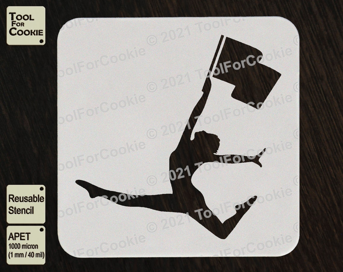 Color Guard Stencil - Etsy UK