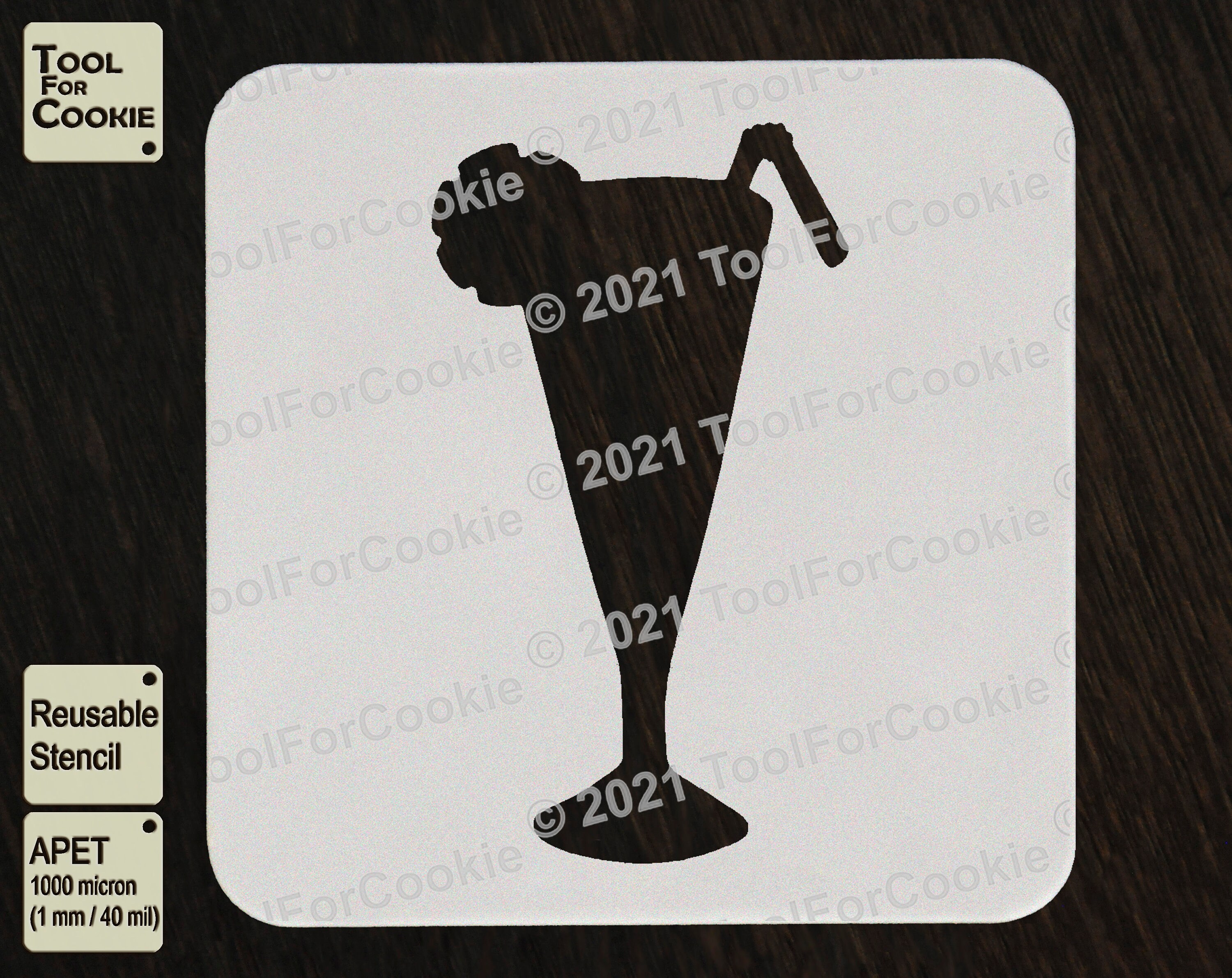 Cocktail Stencil - Etsy